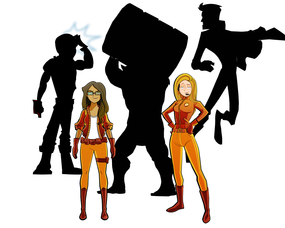 The first two Database Performance Team characters are