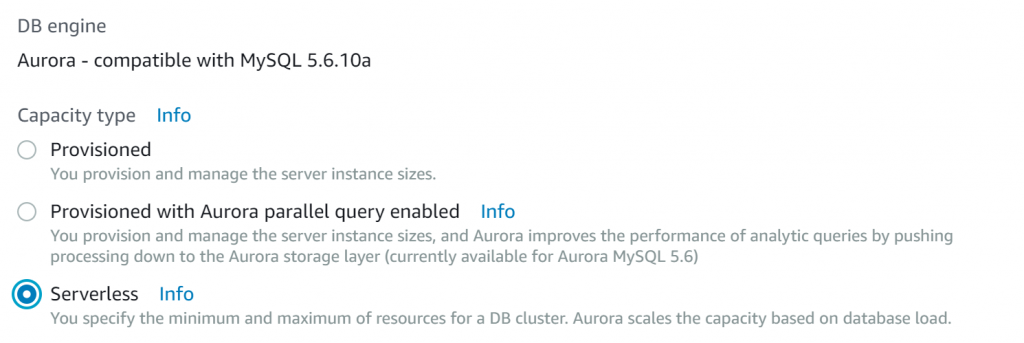 Amazon RDS Aurora Serverless - The Basics