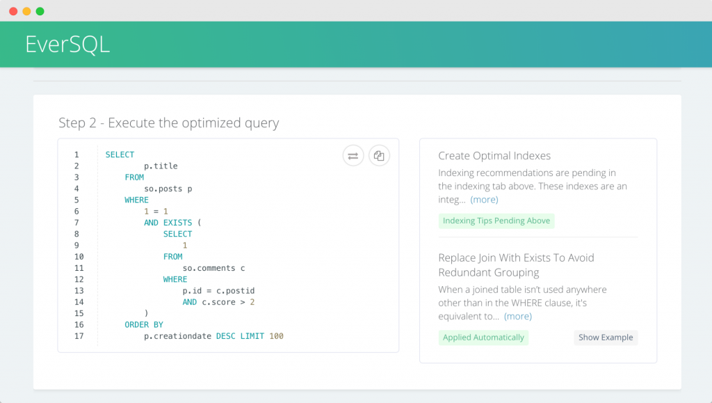 Monitor and Optimize Slow Queries with PMM and EverSQL - Part 2
