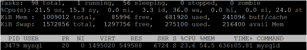 MySQL 8 and MySQL 5.7 Memory Consumption on Small Devices