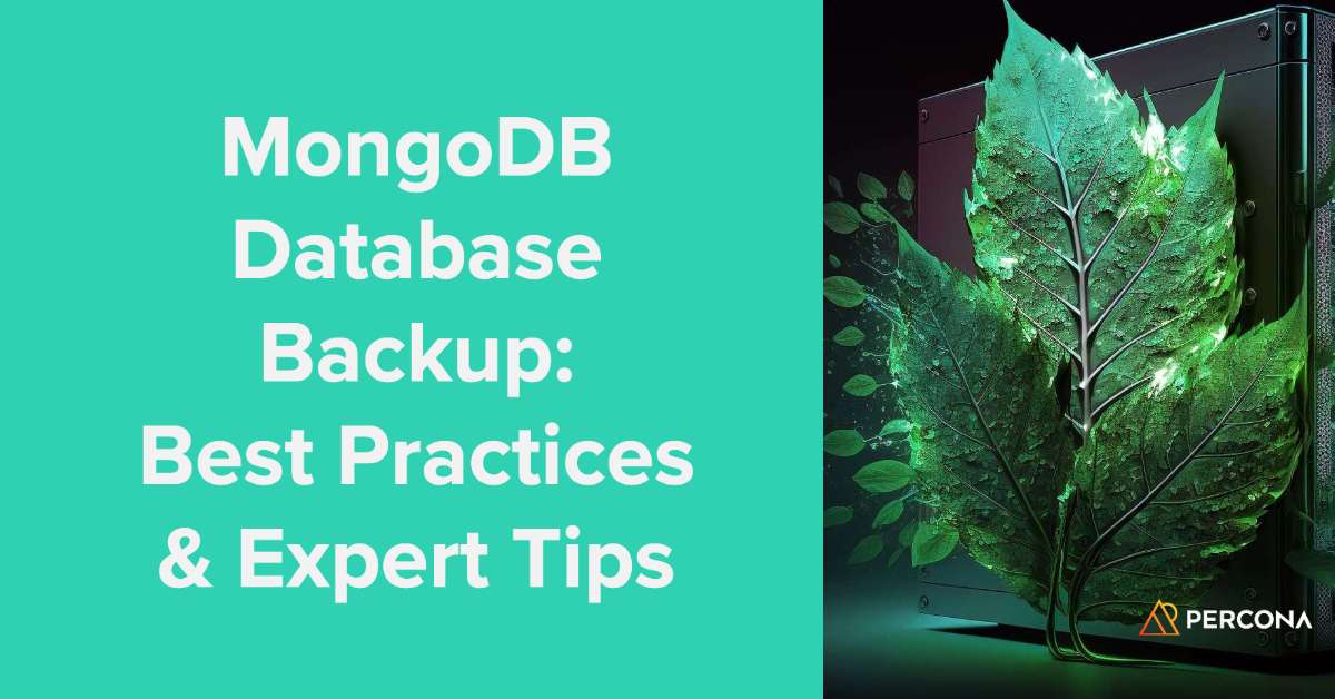 MongoDB Database Backup Best Practices Expert Tips