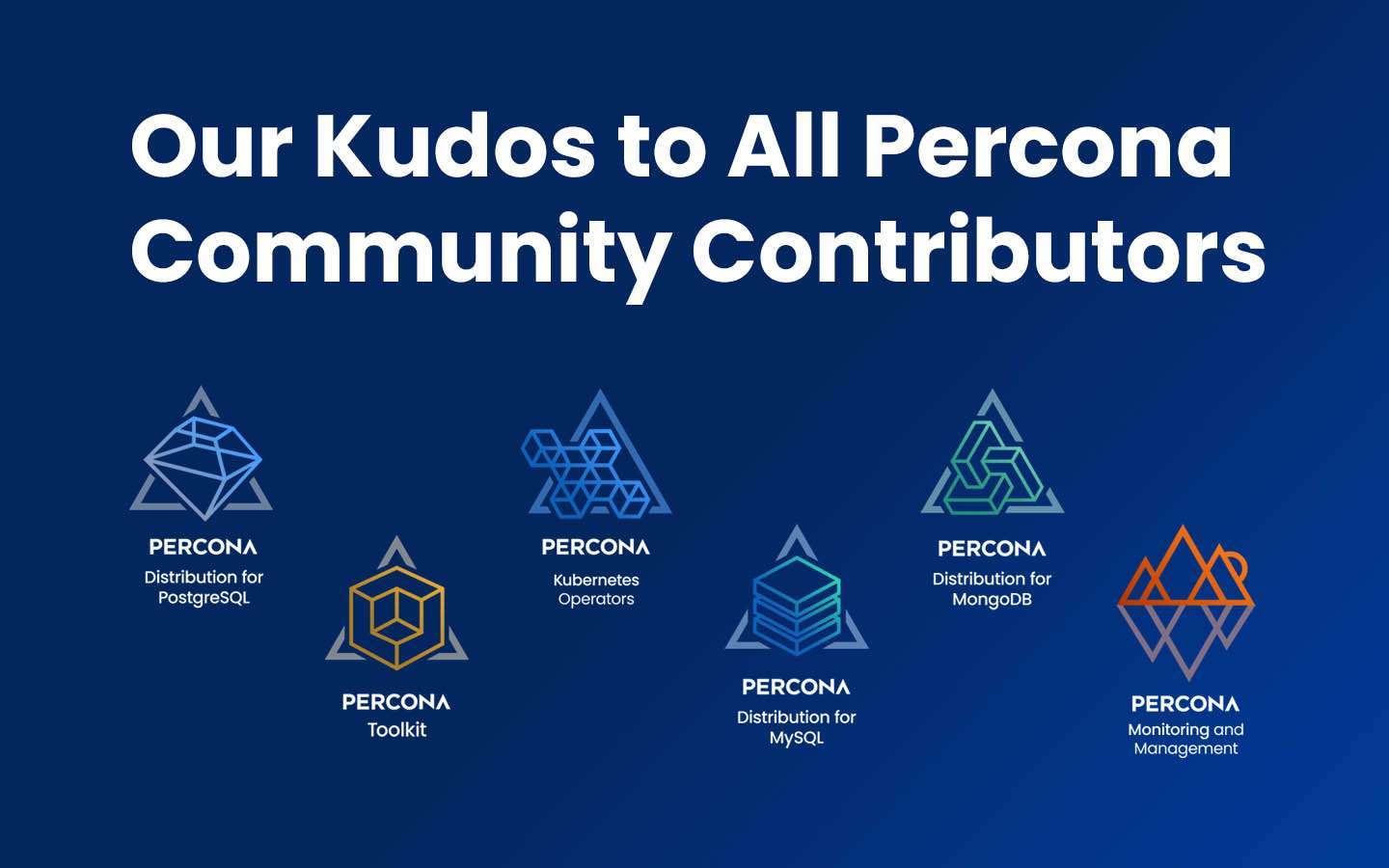 Our Kudos to All Percona Community Contributors