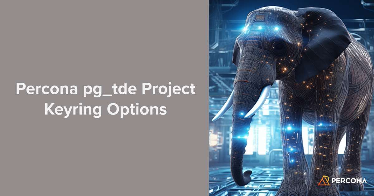 Percona pg_tde Project Keyring Options