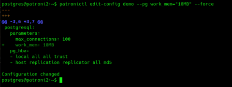 Administering a Patroni Managed PostgreSQL Cluster