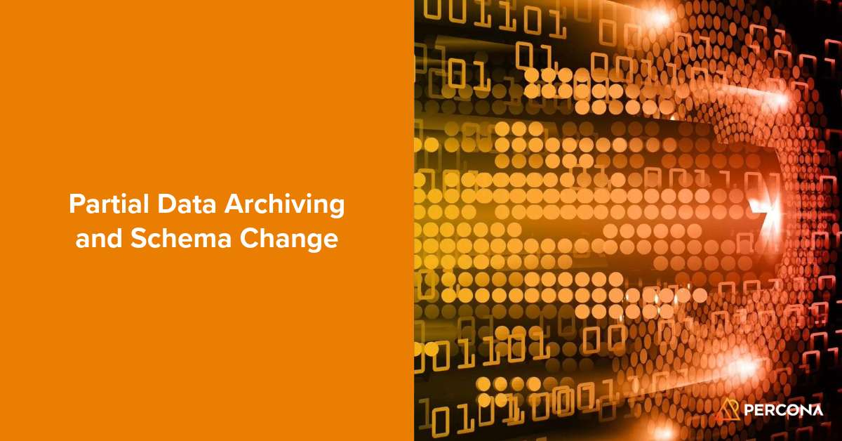 Partial Data Archiving and Schema Change