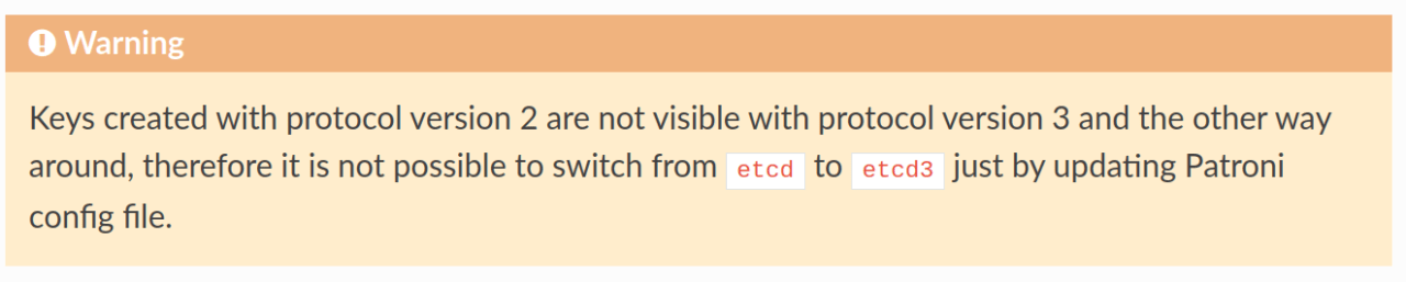Upgrading to the New Etcd Version From 3.3 for Patroni