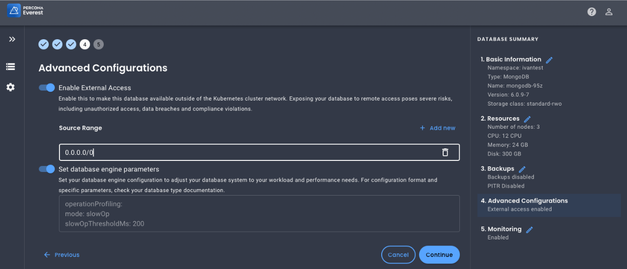 Deploying MongoDB on Kubernetes with Percona Everest