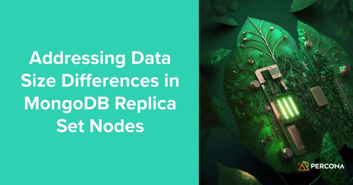 Addressing Data Size Differences in MongoDB Replica Set Nodes