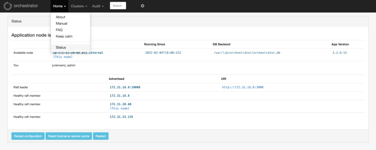 Orchestrator (for Managing MySQL) High Availability Using Raft