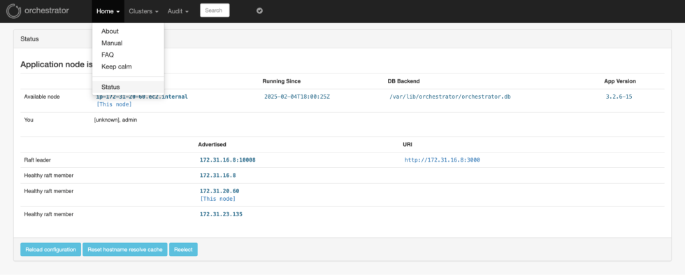 Orchestrator (for Managing MySQL) High Availability Using Raft