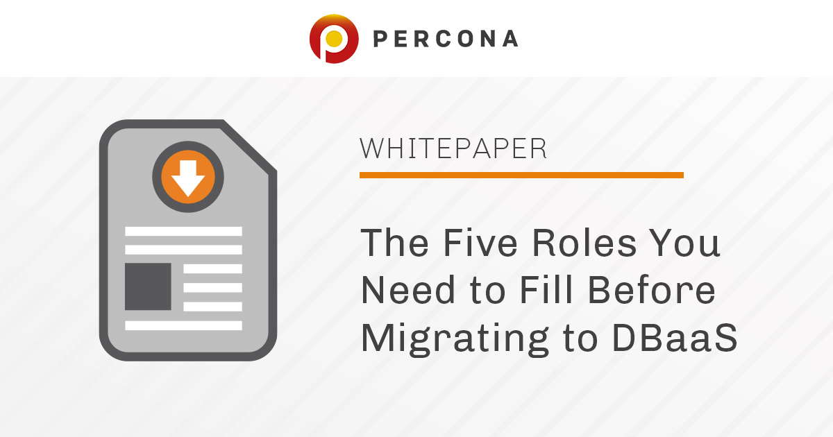 The Five Roles You Need to Fill Before Migrating to DBaaS