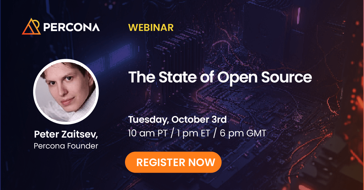 The State of Open Source - Percona