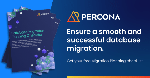 Database Migration Planning Checklist - Percona